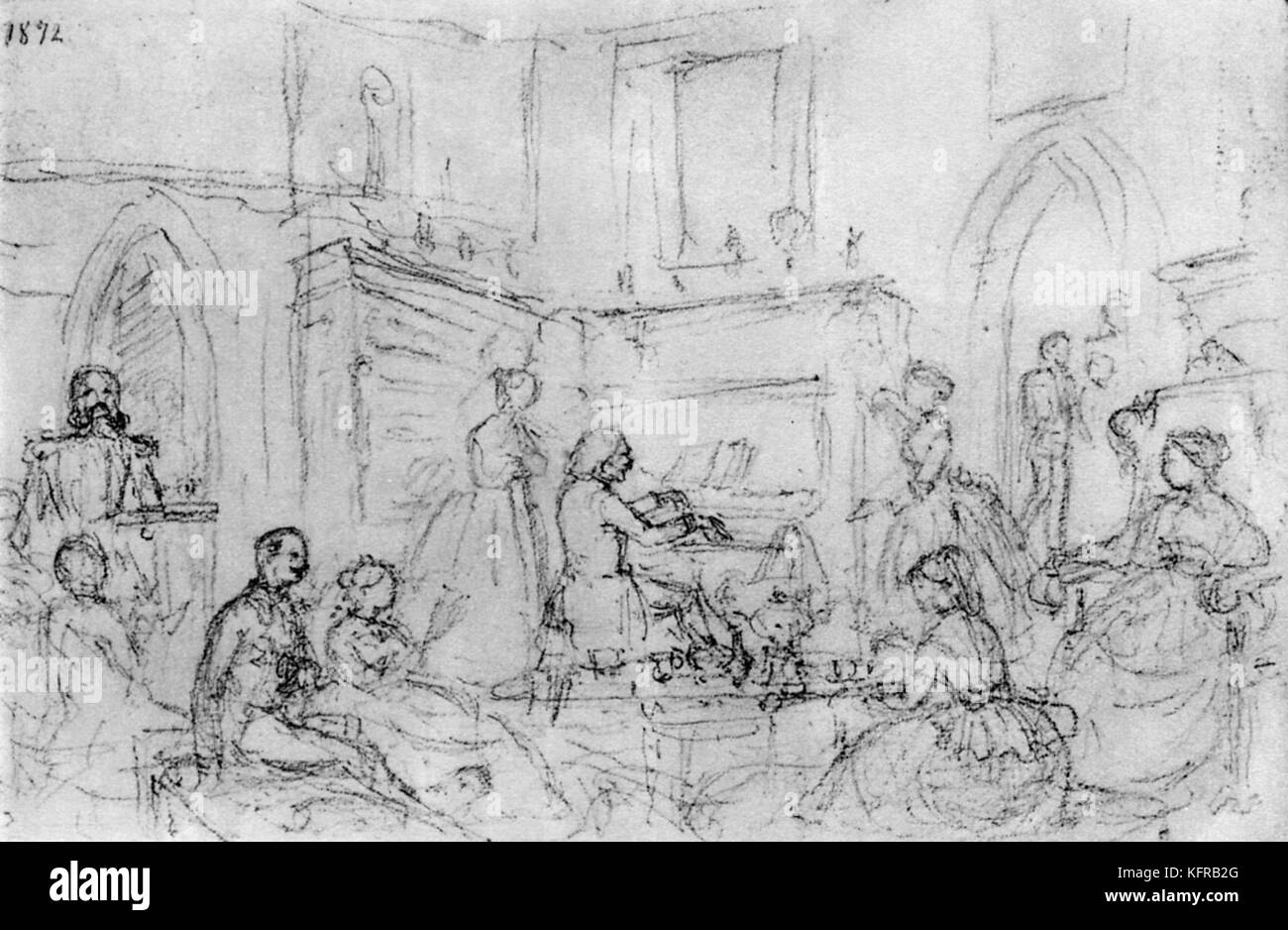 Franz liszt drawing hi-res stock photography and images - Alamy