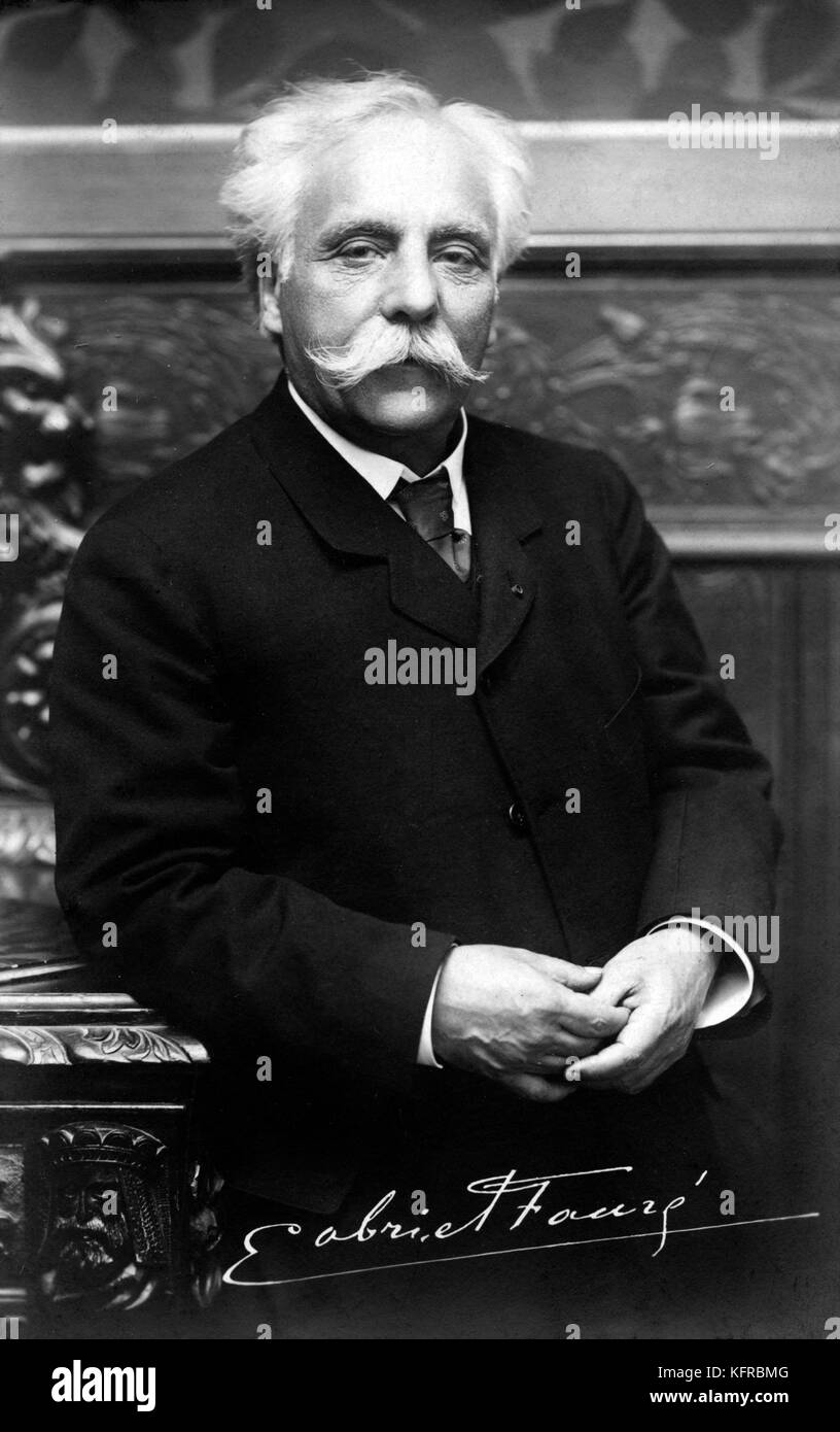 Gabriel faure 1845 1924 Black and White Stock Photos & Images - Alamy
