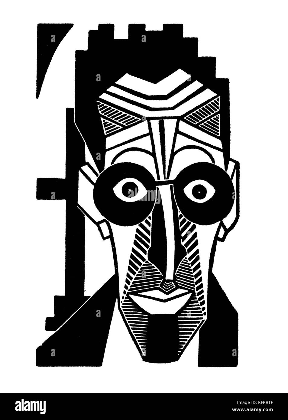 Otto Klemperer - woodcut by Franz Dülberg. OK: German composer ...