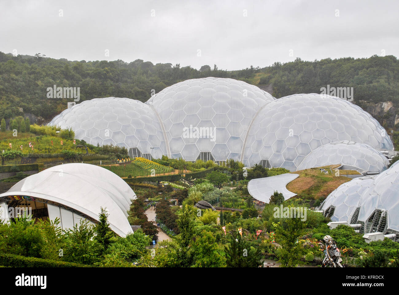 Eden project domes, St Austell Stock Photo - Alamy