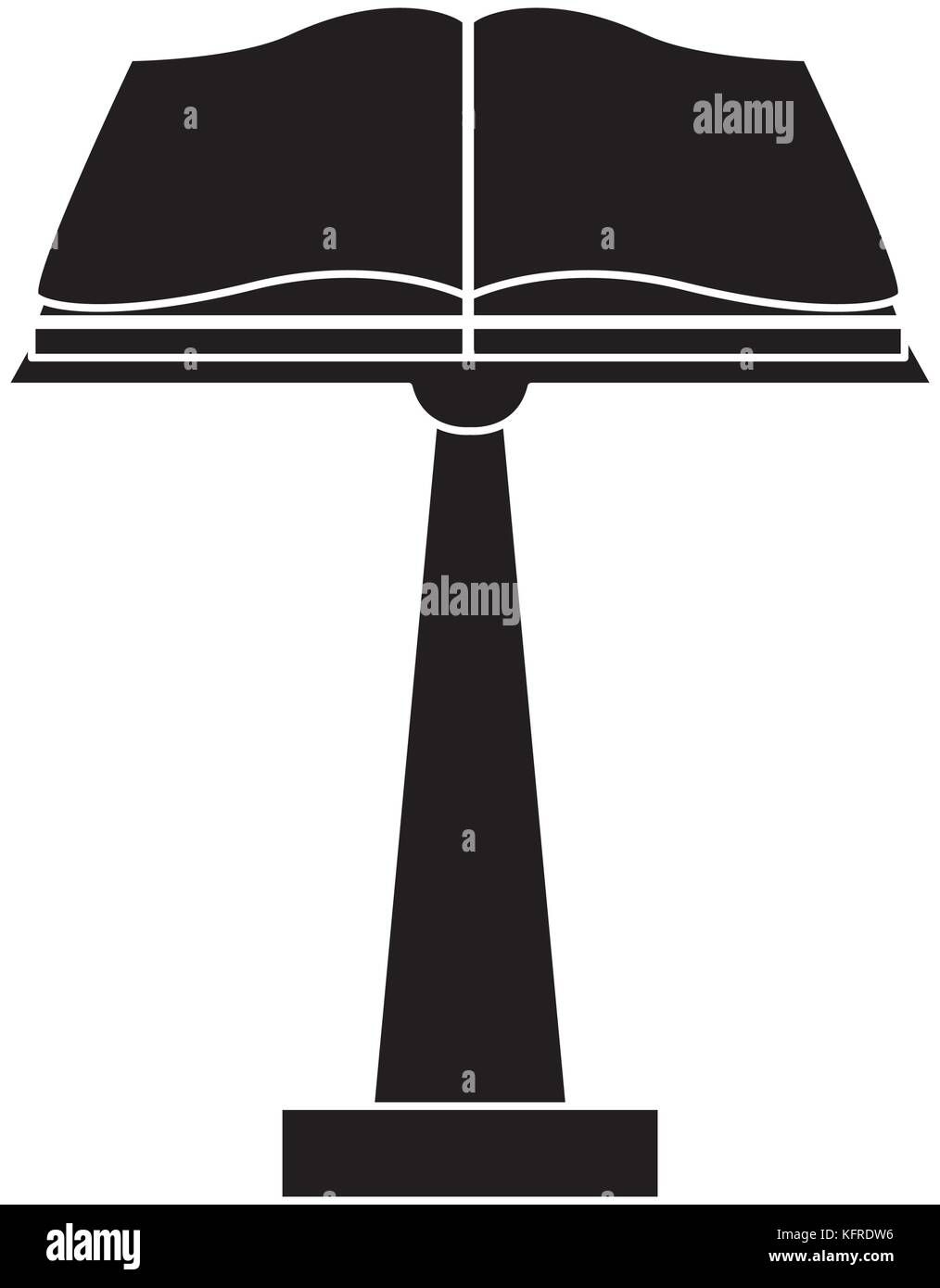 The Open Bible Stock Vector Images - Alamy