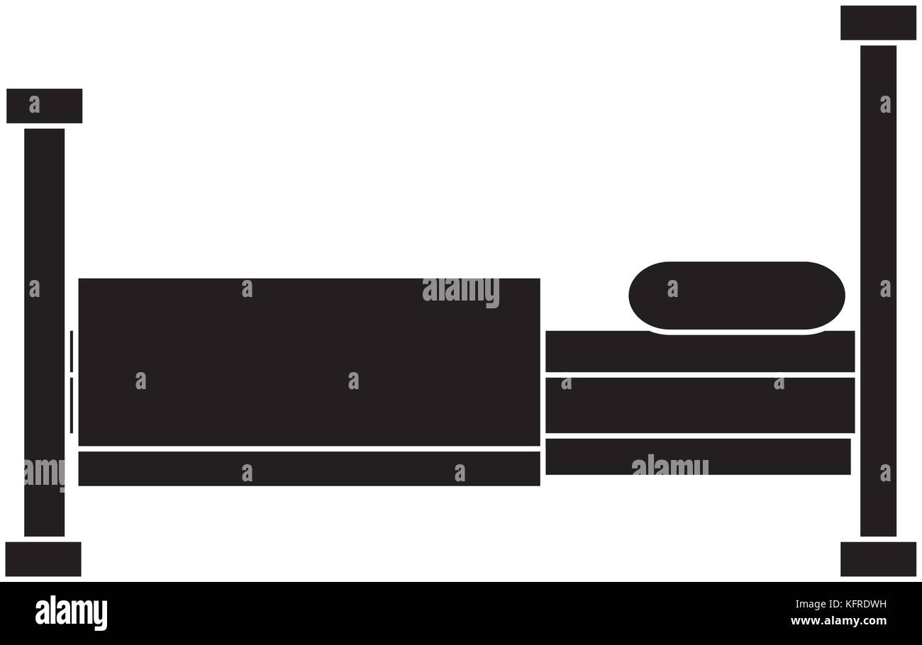 Bed sleep symbol Stock Vector Image & Art - Alamy