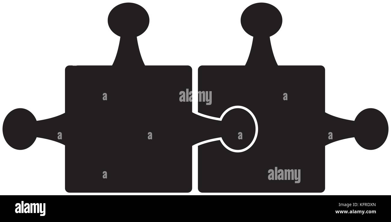 Puzzle pieces symbol Stock Vector Image & Art - Alamy