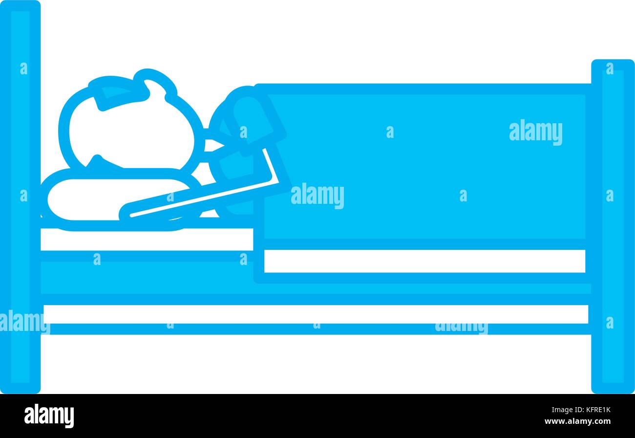 Bed sleep symbol Stock Vector Image & Art - Alamy