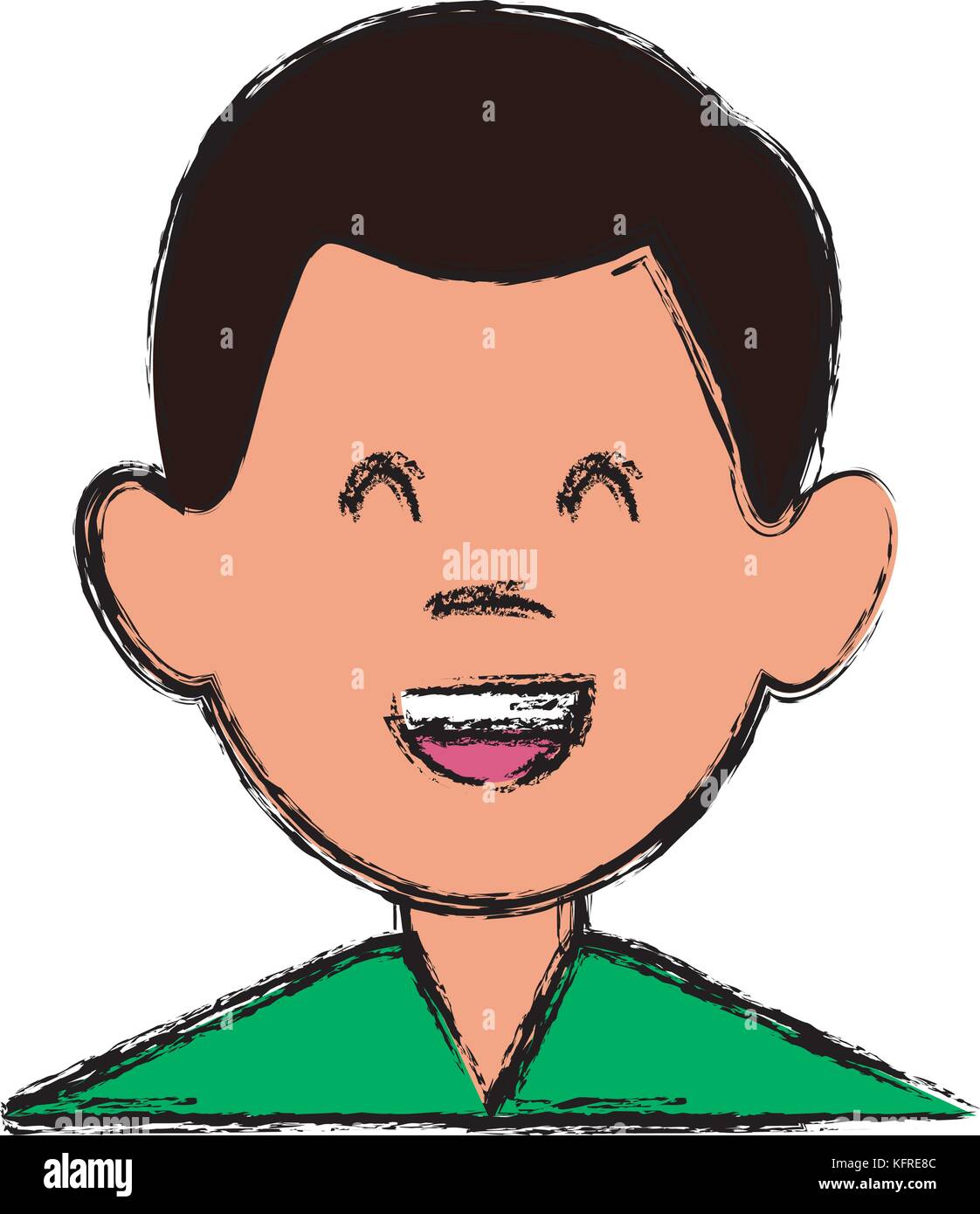 Man smiling cartoon Stock Vector Image & Art - Alamy
