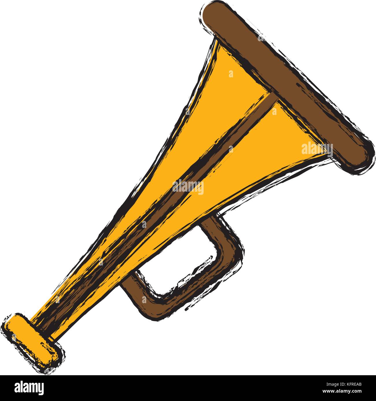 Vintage megaphone isolated Stock Vector Image & Art - Alamy