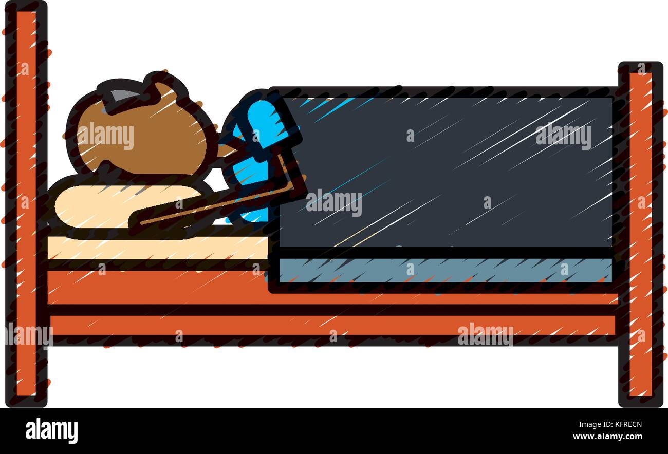 Bed sleep symbol Stock Vector Image & Art - Alamy