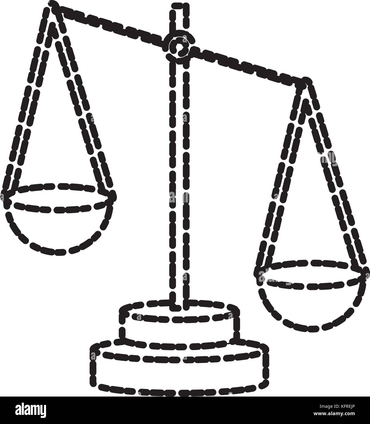 justice balance symbol Stock Vector Image & Art - Alamy