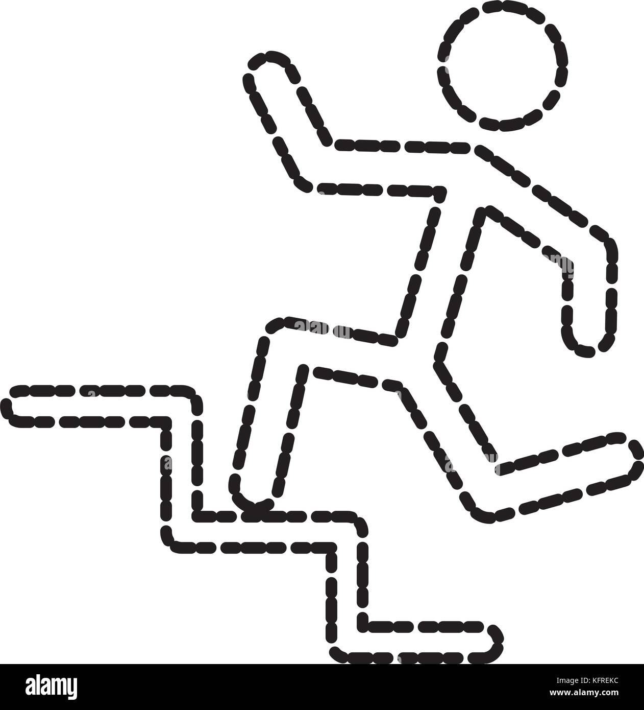 Man running pictogram Stock Vector Image & Art - Alamy