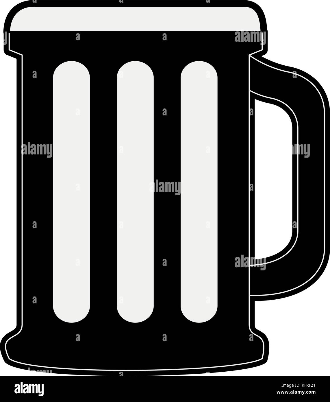 Beer pint empty full Stock Vector Images - Alamy