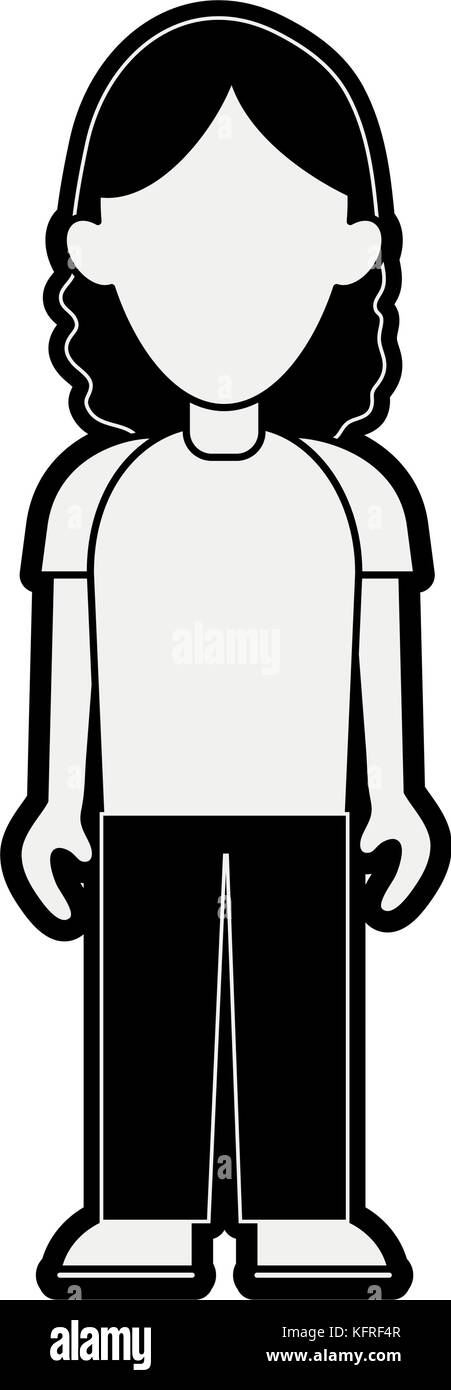 Young woman avatar full body Stock Vector Image & Art - Alamy