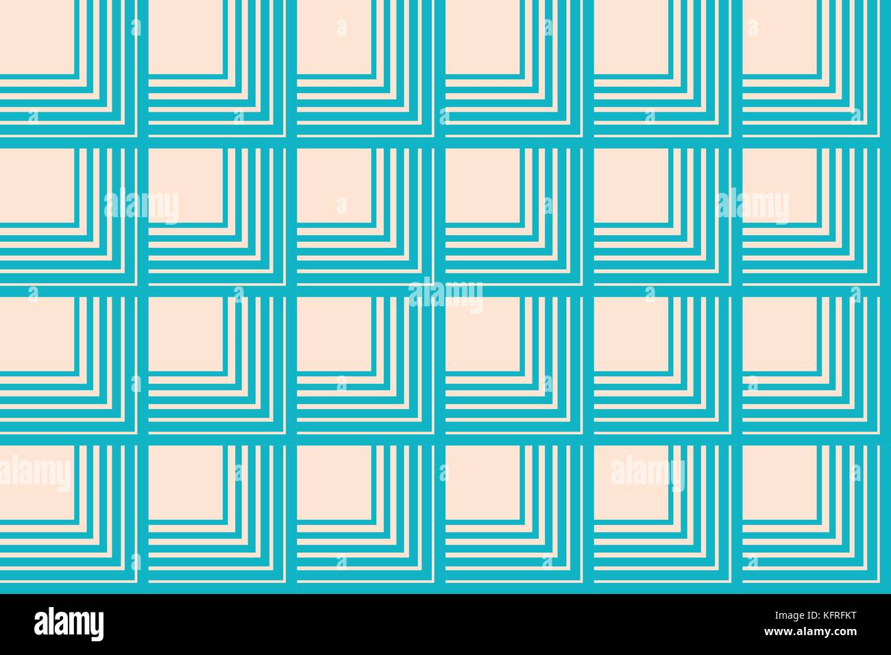 seamless pattern with blue striped squares. vector geometric background ...
