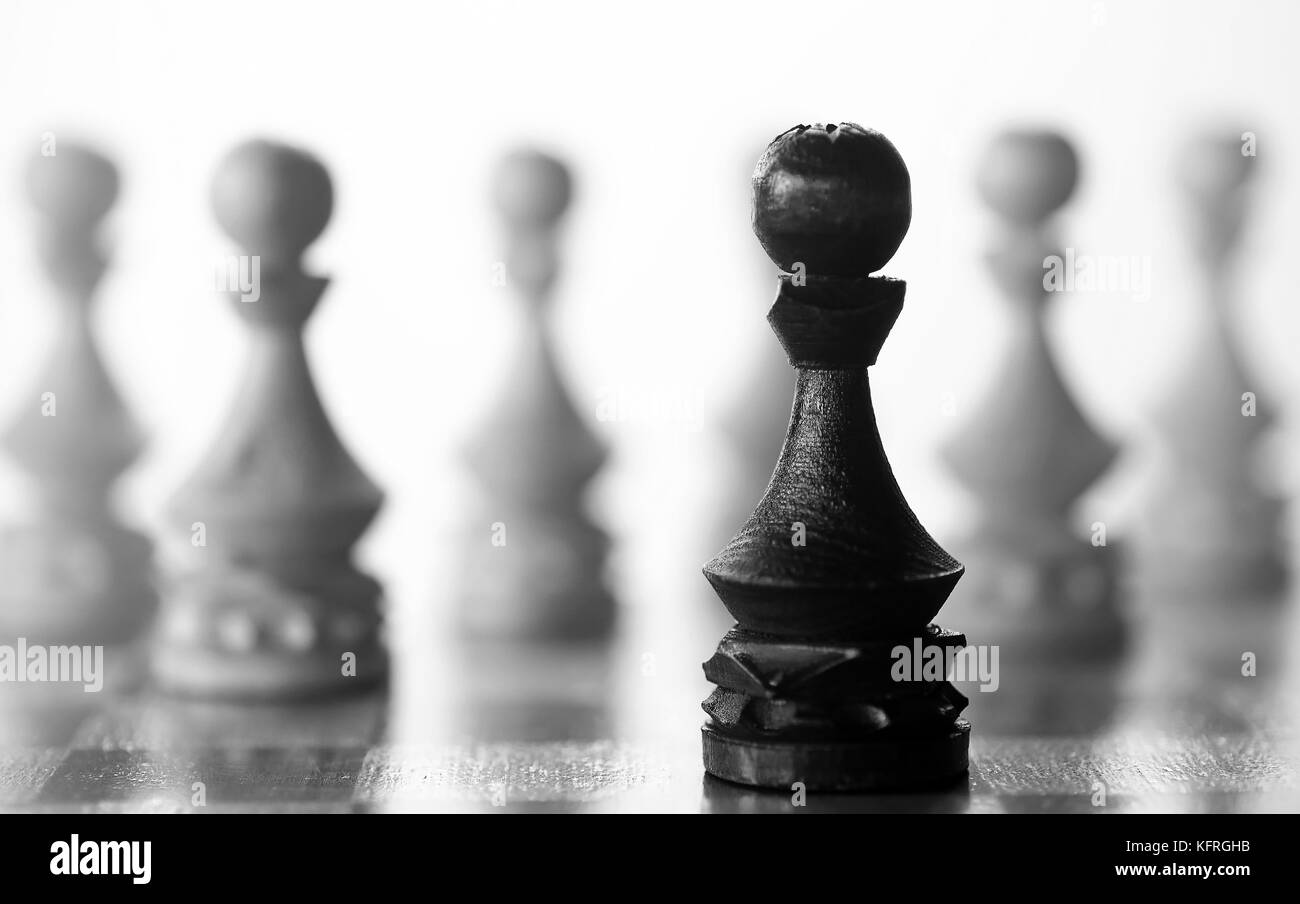 chess piece pawn on board Stock Photo - Alamy