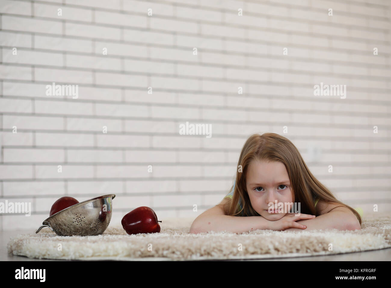 little girl lies on the floor Stock Photo - Alamy little girl lies on the floor Stock Photo - Alamy