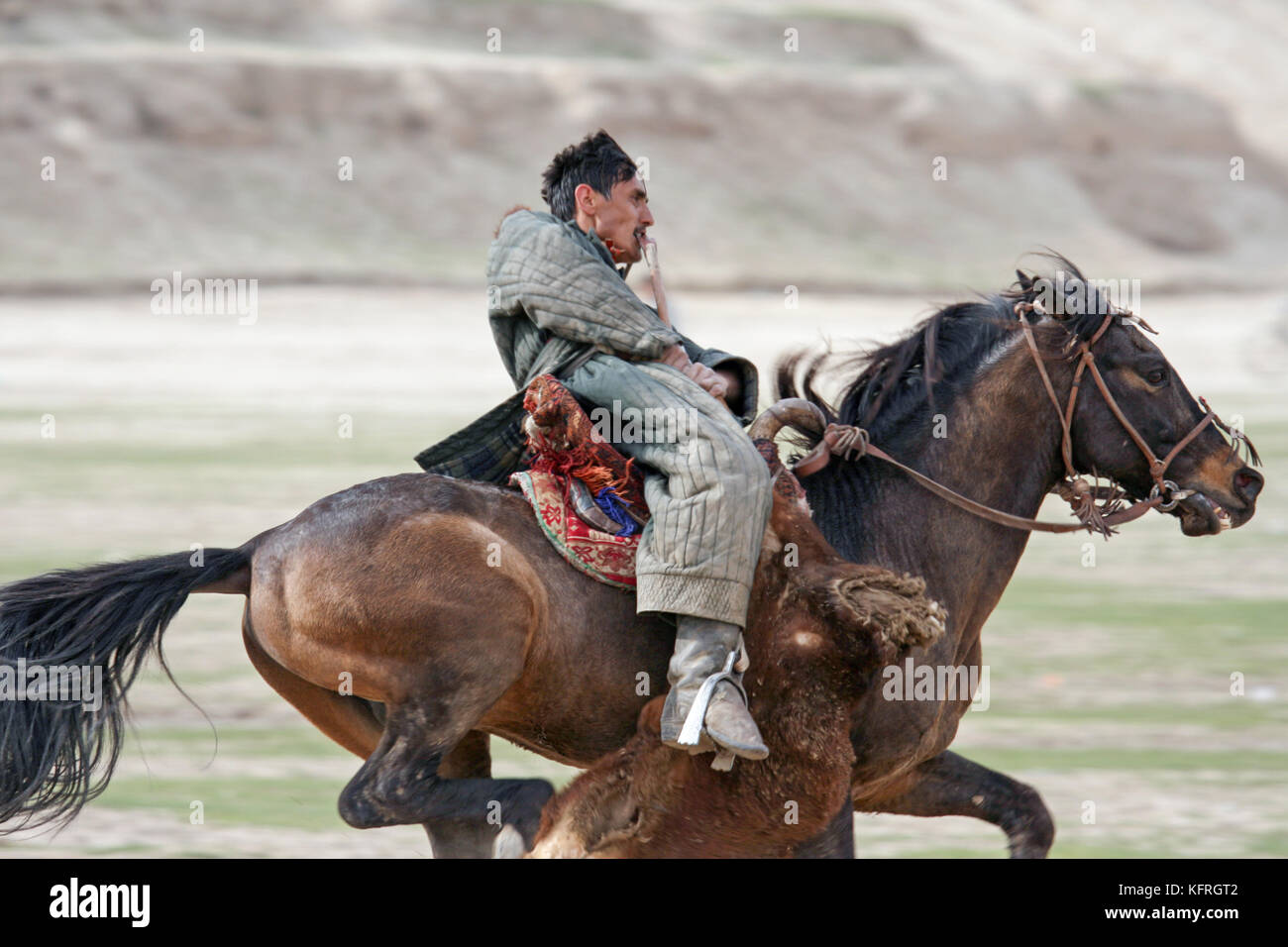 Buzkashi afghanistan hi-res stock photography and images - Alamy