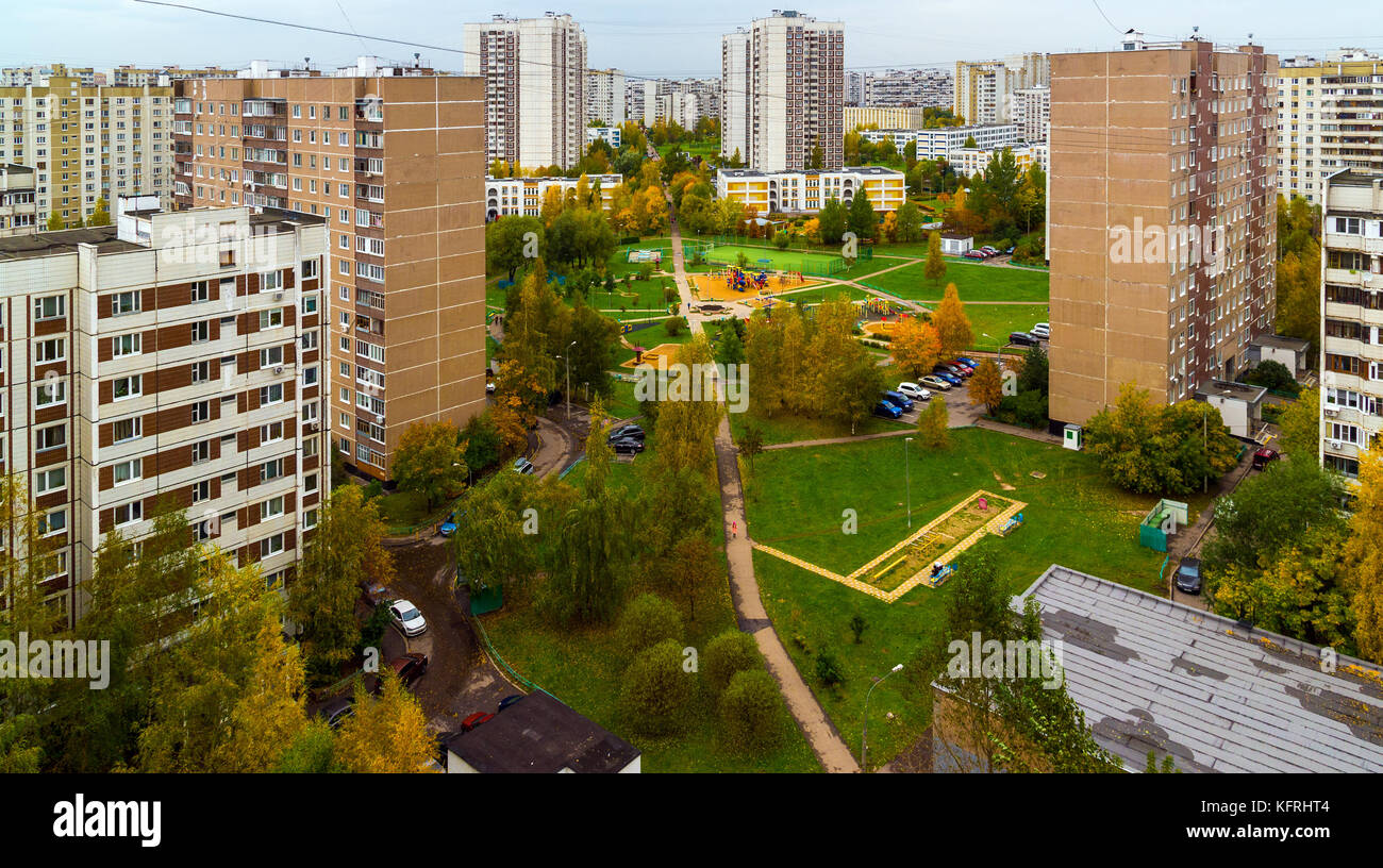 City landscape in autumn in a Moscow, Russia Stock Photo - Alamy