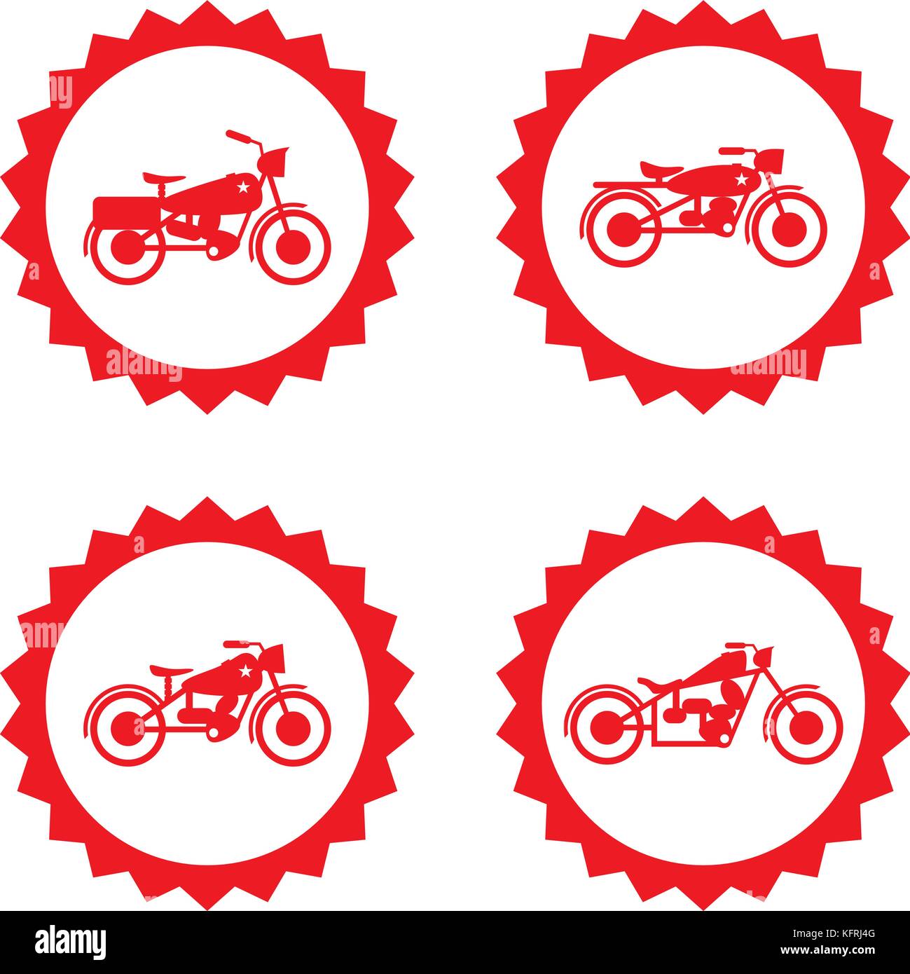 motorcycle theme vector graphic art design illustration Stock Vector ...