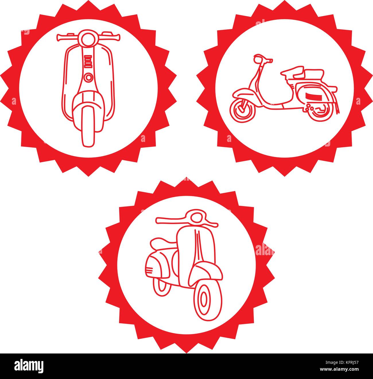 motorcycle theme vector graphic art design illustration Stock Vector ...