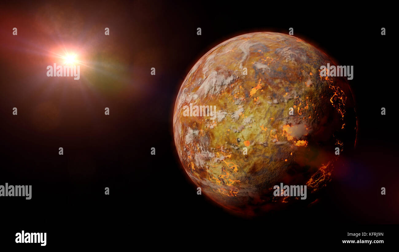 Fantasy lava world hi-res stock photography and images - Alamy
