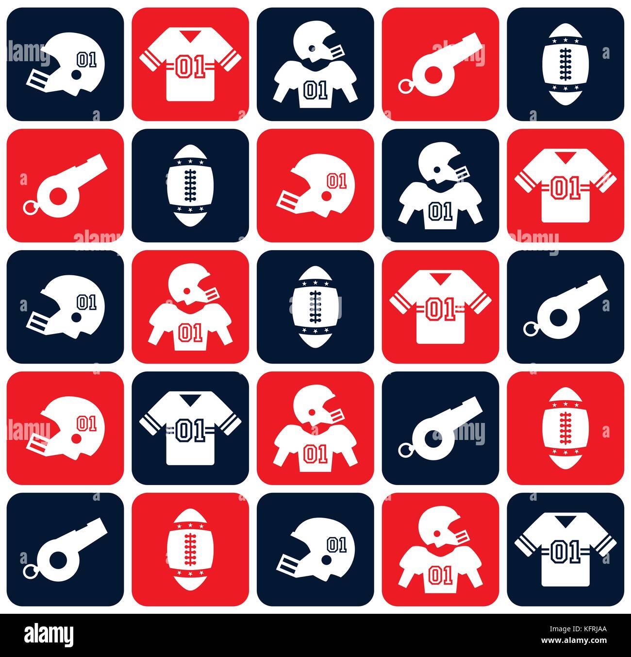 american football vector graphic art design illustration Stock Vector ...