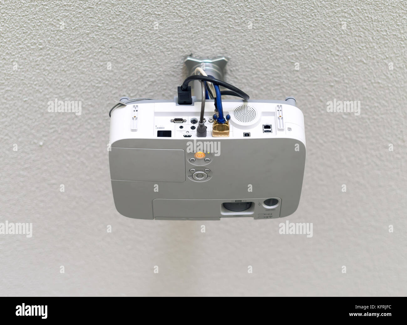 Led projector attached to the ceiling, rear view Stock Photo - Alamy