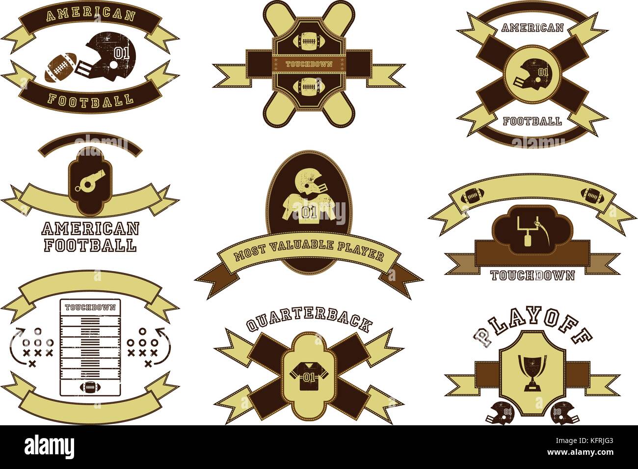 american football vector graphic art design illustration Stock Vector ...