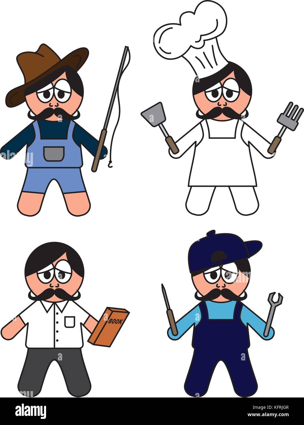 cartoon character vector graphic art design illustration Stock Vector ...