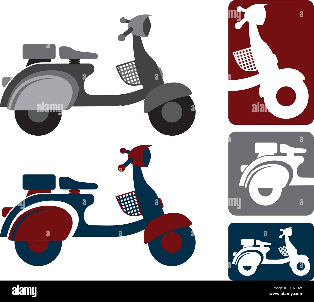 motorcycle theme vector graphic art design illustration Stock Vector ...
