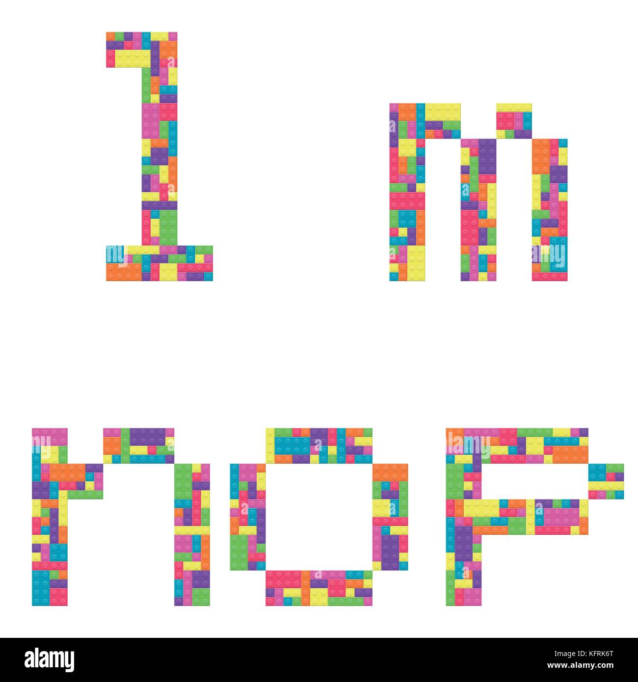 Block Letter Lowercase M