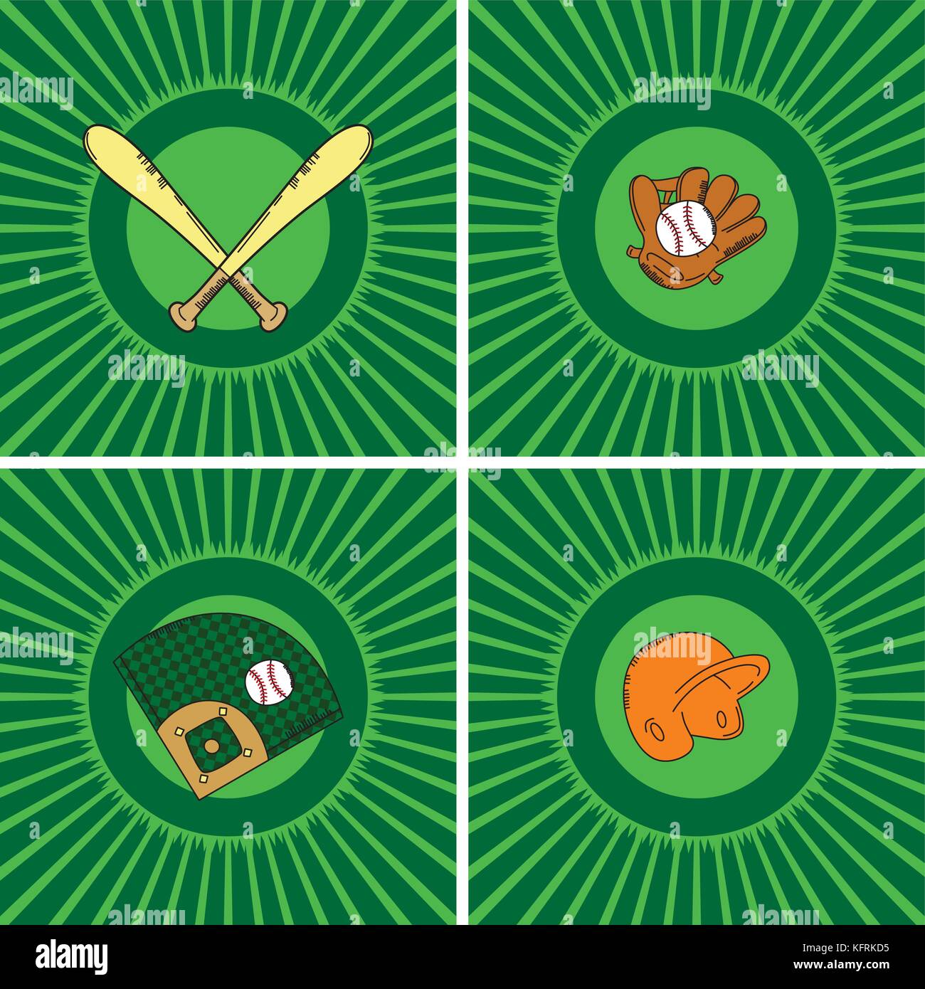 baseball sports theme vector graphic art design illustration Stock ...