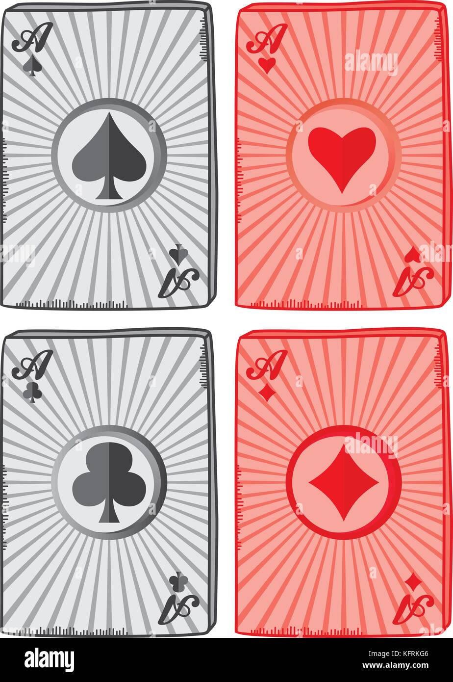 Full card deck Stock Vector Images - Alamy