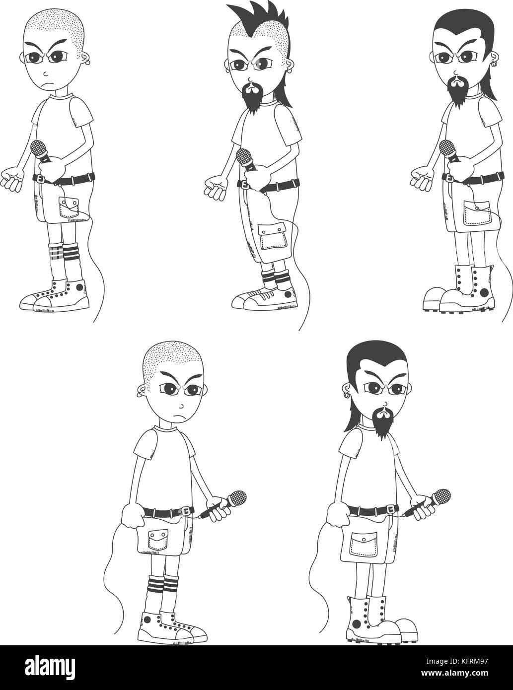 editable cartoon guy character vector graphic art design illustration ...