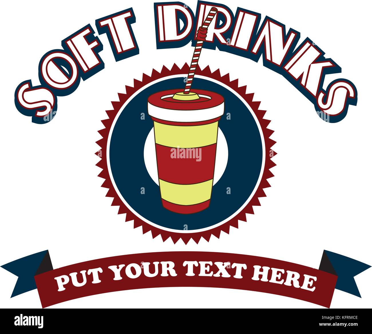 food and drink theme vector graphic art design illustration Stock ...