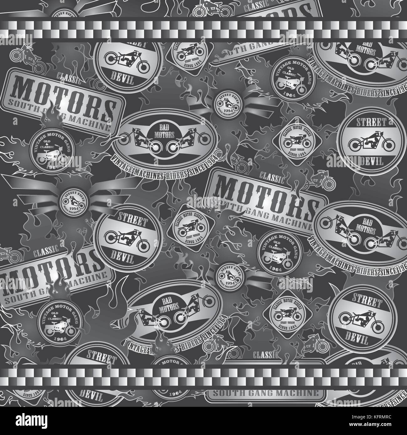 editable motorcycle art theme vector graphic art design illustration ...