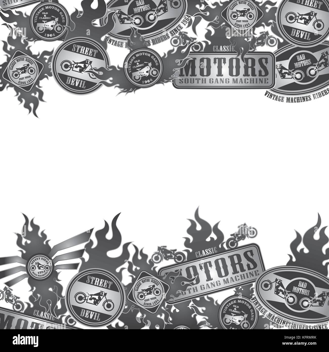 editable motorcycle art theme vector graphic art design illustration ...