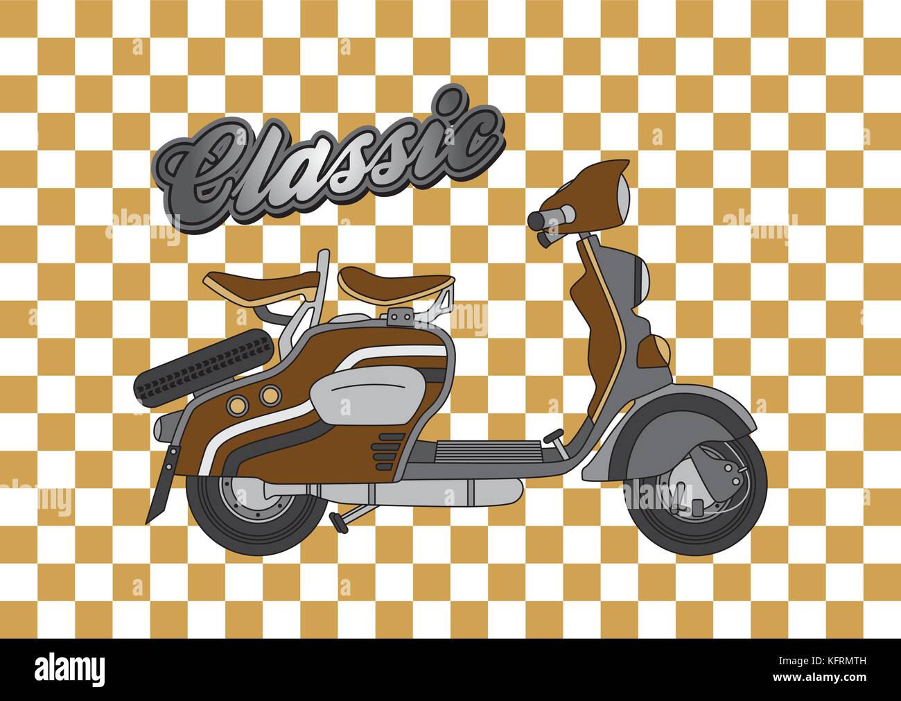 editable motorcycle art theme vector graphic art design illustration ...
