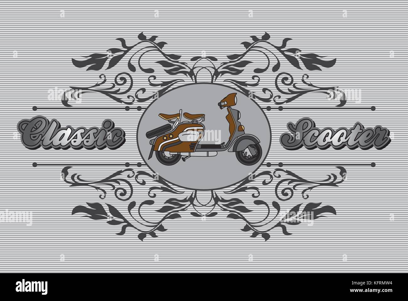 editable motorcycle art theme vector graphic art design illustration ...
