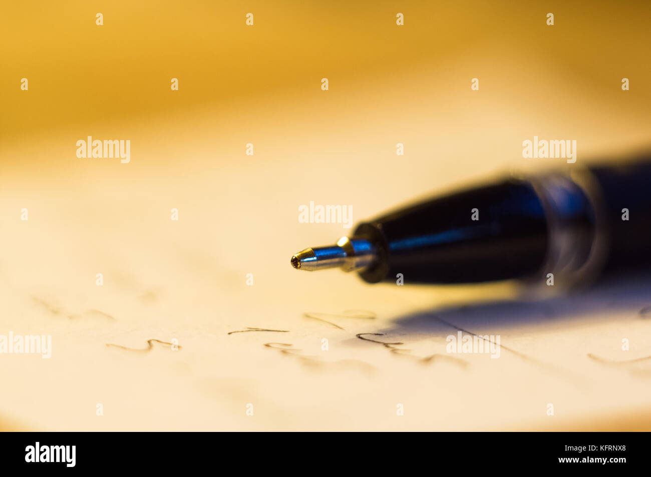 Old pen inscription hi-res stock photography and images - Alamy