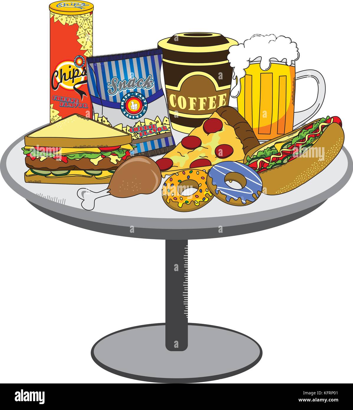 editable food and drink theme vector graphic art design illustration ...