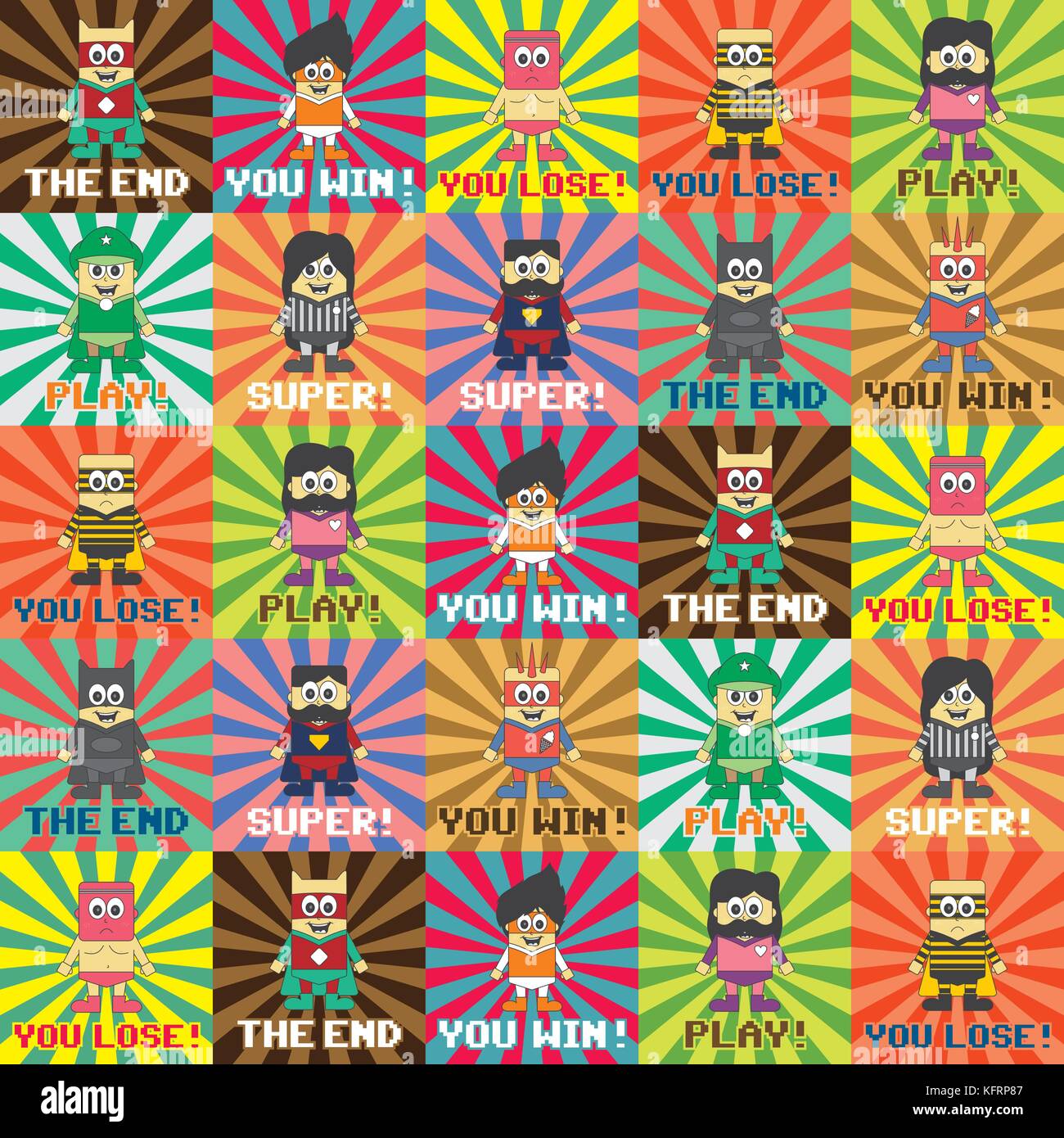 editable super hero guy cartoon vector graphic art design illustration ...