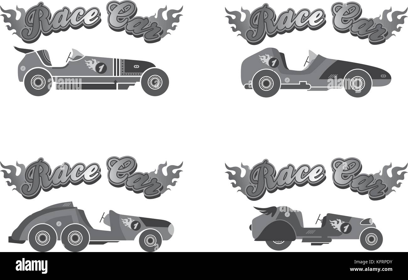 editable race car vector graphic art design illustration Stock Vector ...