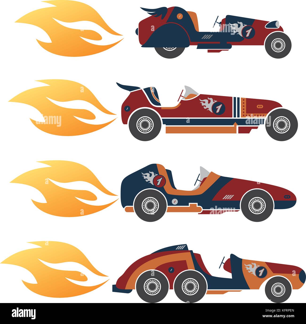 editable race car vector graphic art design illustration Stock Vector ...