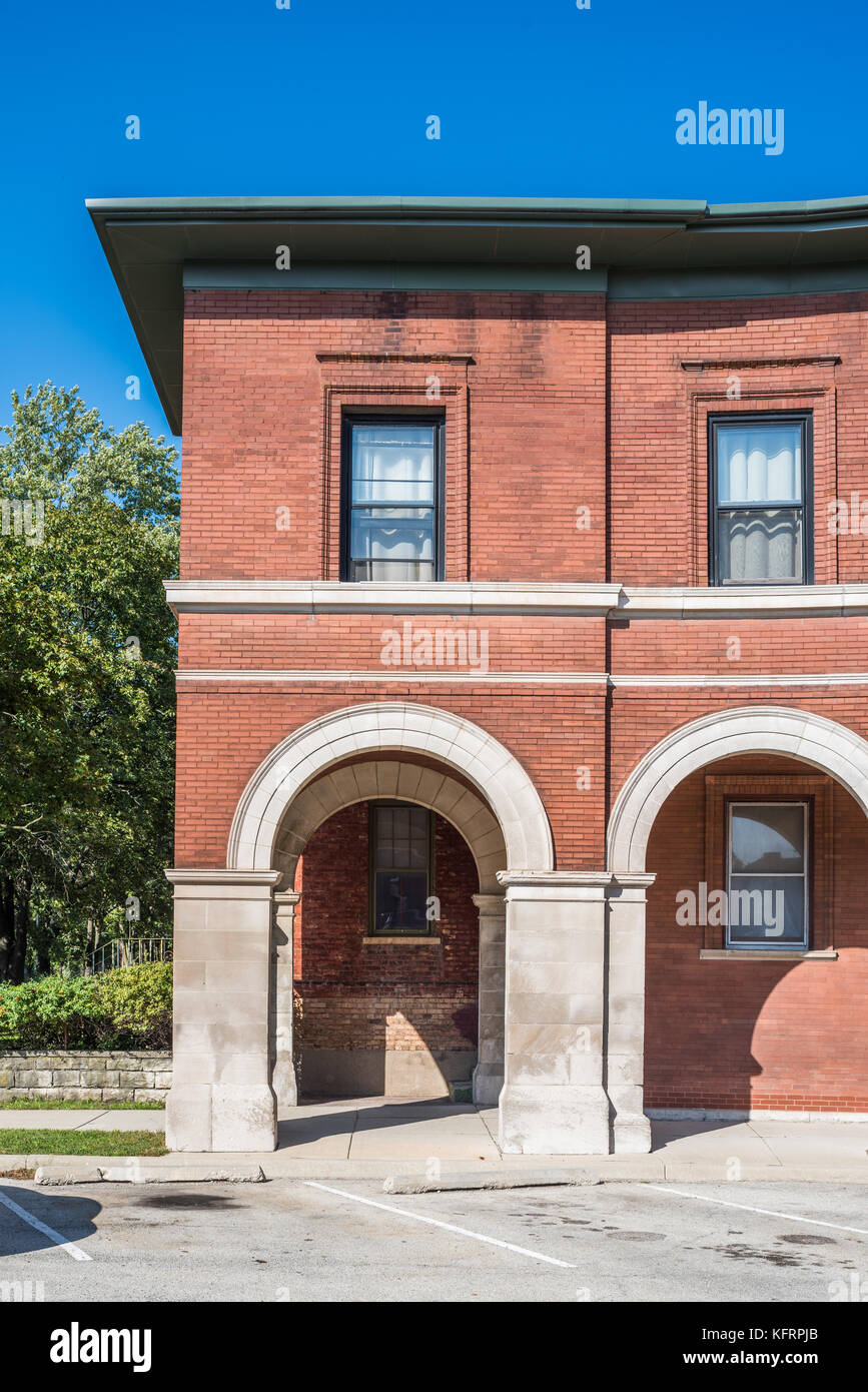 Buildings at the Pullman State Historic Site Stock Photo - Alamy