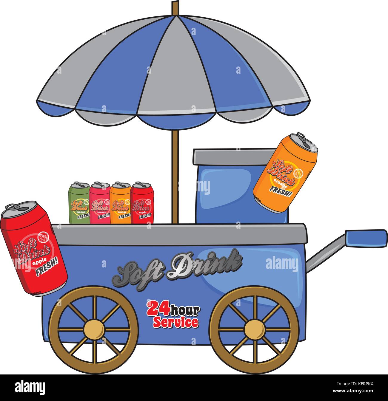 food and drink cartoon theme vector graphic art illustration Stock ...