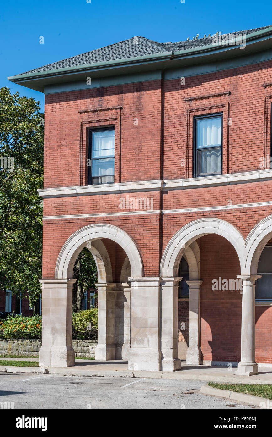 Buildings at the Pullman State Historic Site Stock Photo - Alamy