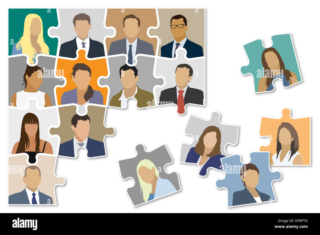 Organization structure Cut Out Stock Images & Pictures - Alamy