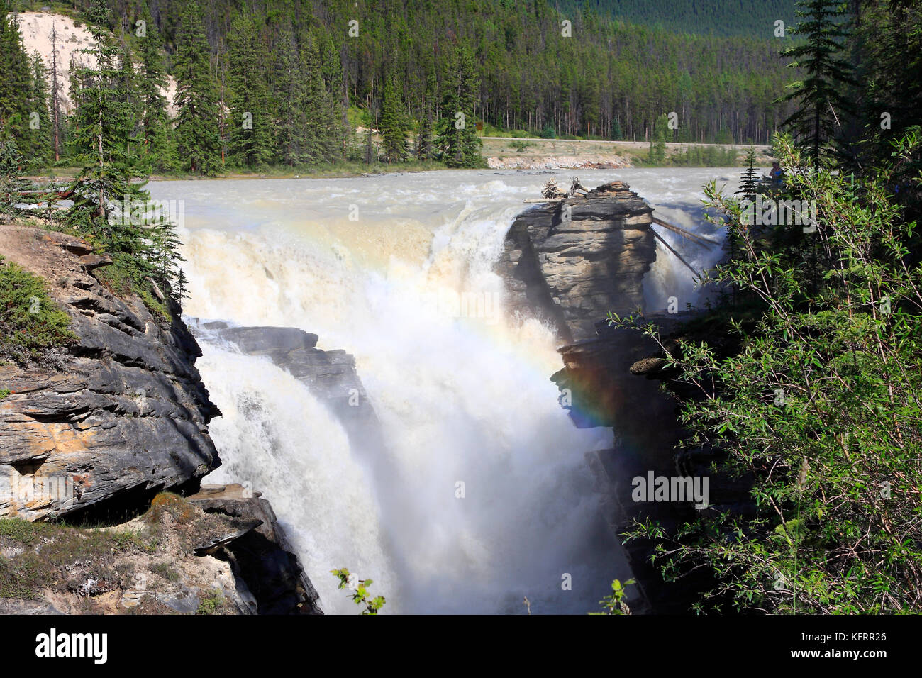 Athabasca falls, Jasper National Park, Canada Stock Photo - Alamy