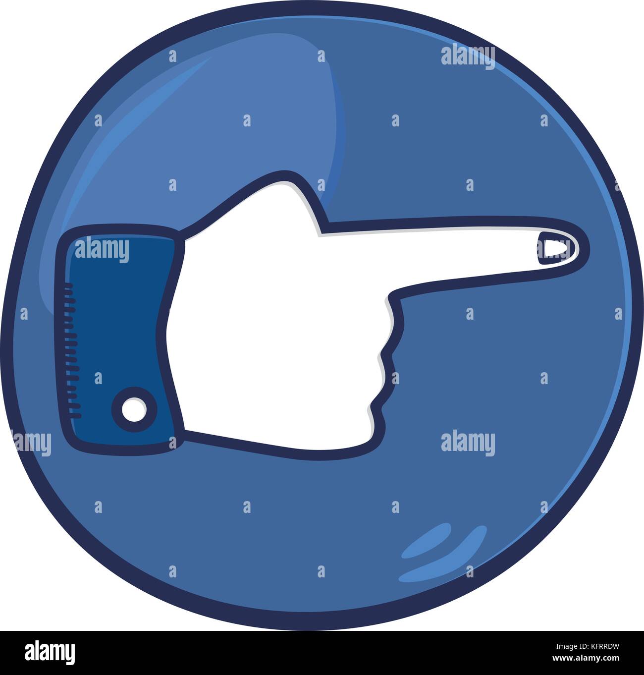 editable hand gesture vector graphic art design illustration Stock ...