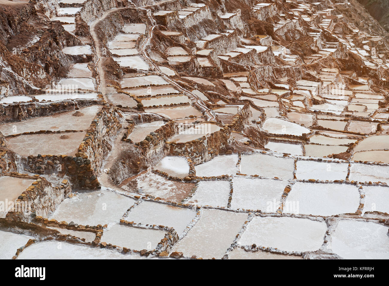 Evaporation water process from pools with salt water Stock Photo - Alamy