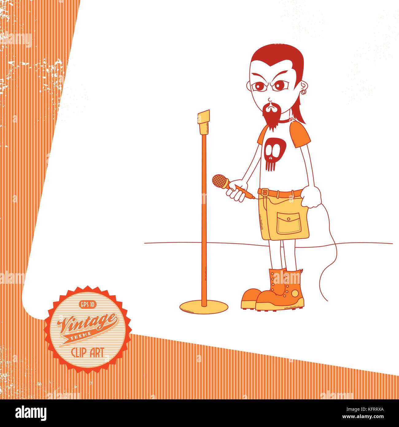 editable cartoon character vector graphic art design illustration Stock ...